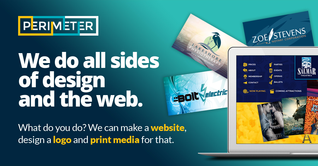 Perimeter Design • Salmon Arm, BC • Websites, Logos, Print